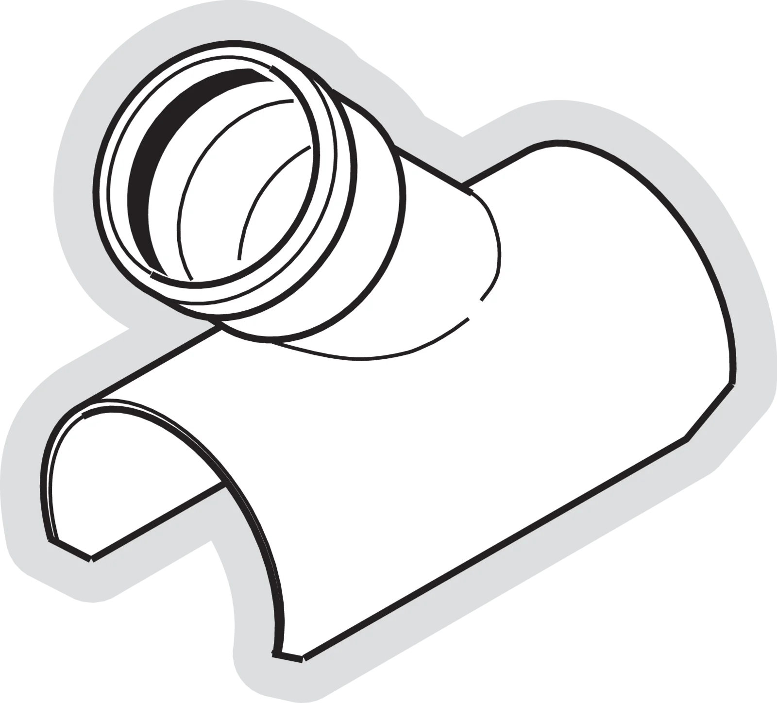 Selle à coller PVC 45° | PUM