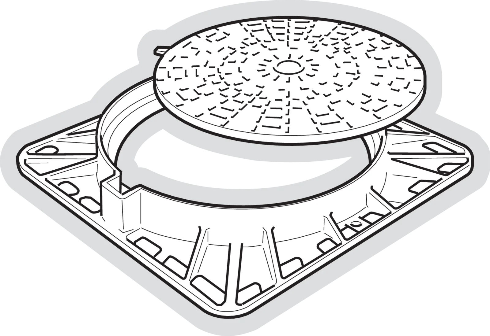 Tampons fonte D400 | PUM