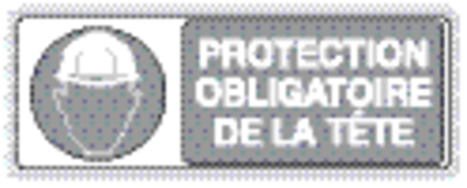 Panneau de signalisation "Protection obligatoire de la tête" | PUM
