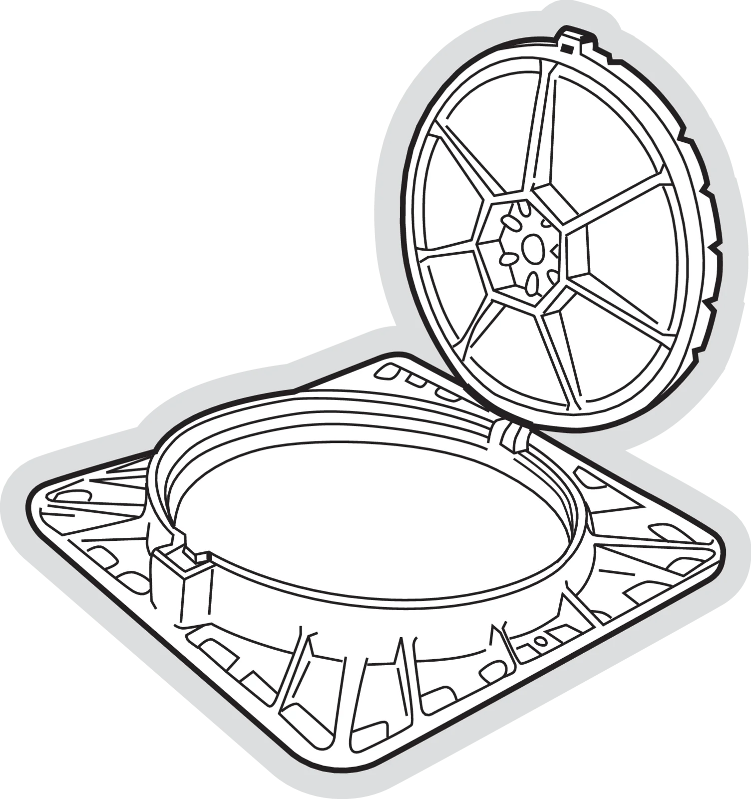 Tampons fonte D400 | PUM