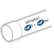 Tige d'étage PVC bâtiment NF E + NF Me | PUM