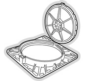 Tampons fonte D400 | PUM